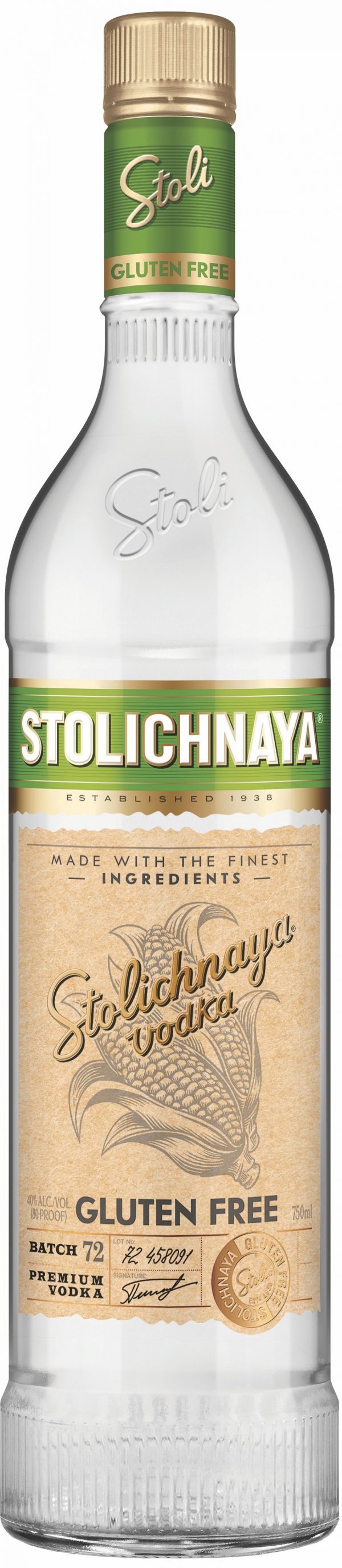 Stolichnaya Vodka • Gluten Free