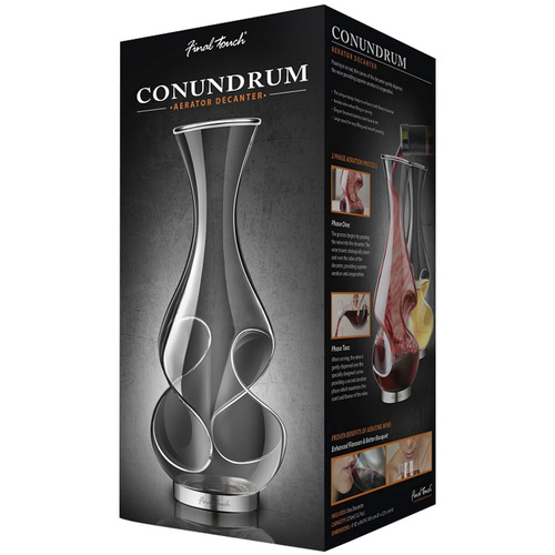 Final Touch Conundrum Aerator Decanter • 375 Ml