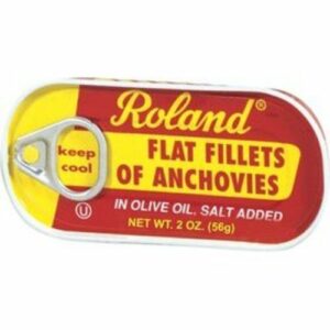 Roland Anchovy Fillets • Flat 2 oz
