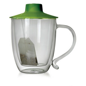 Primula • Tea Mug W.bag Buddy Lid Glass Dbl Wall