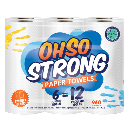 Ohso Strong Paper Towels 6pk