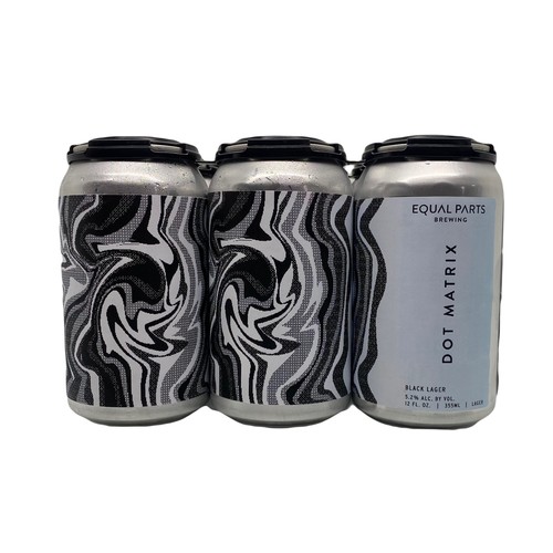 Equal Parts Dot Matrix Black Lager • Cans