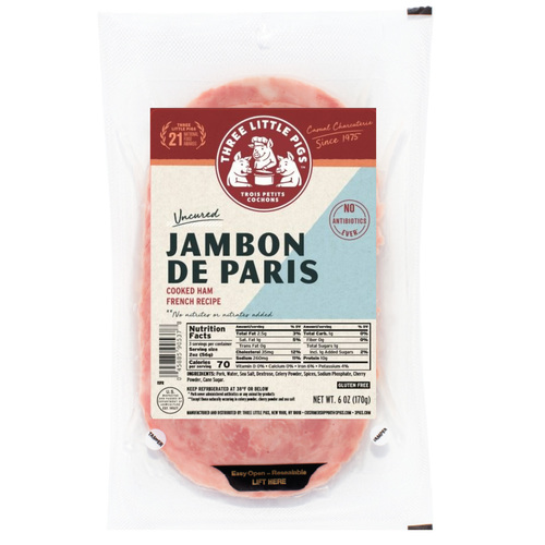 Three Little Pigs Cooked Uncured Sliced Original Ham - Spec's Wines ...