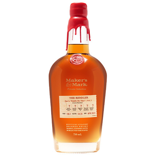 Maker's Mark Private Select "the Riddler" Bourbon - Spec's Wines ...