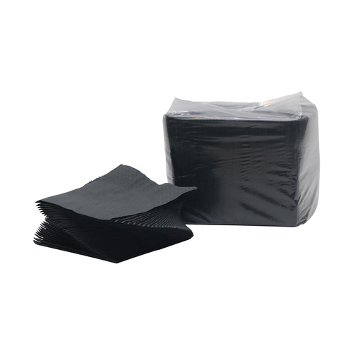 Bev Nap Black 2-ply 4000ct