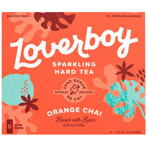 Loverboy Orange Chai Hard Tea • 6pk Can