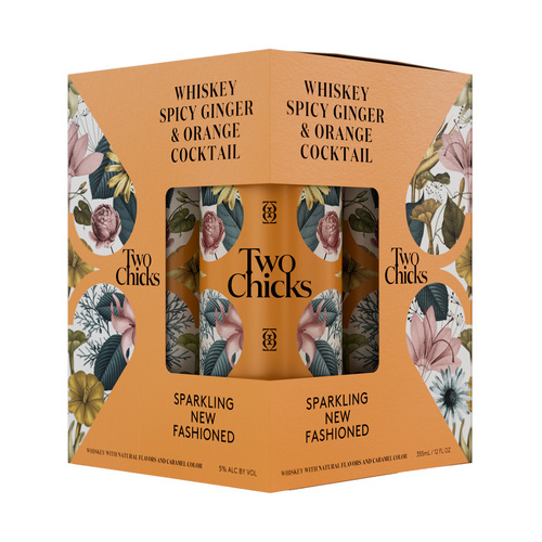 Two Chicks Cocktails • Whiskey New Fashioned 4pk-355ml