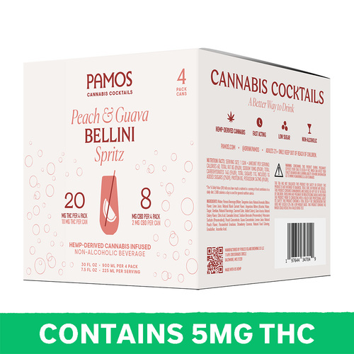 Pamos Bellini Hemp Derived Spritz 5mg - Spec's Wines, Spirits & Finer Foods