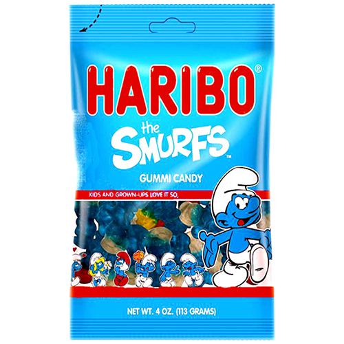 Haribo Gummi Candy • Smurfs (German Label)