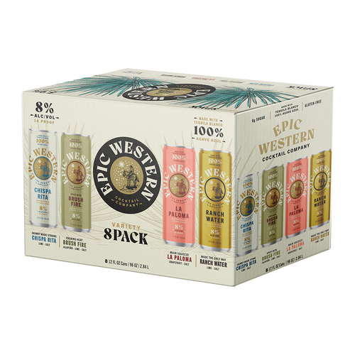 Epic Western Cocktails • Variety Pack 8pk-96oz - Spec's Wines, Spirits ...