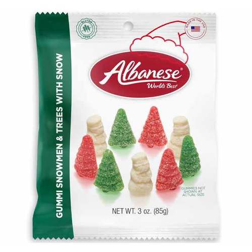 Holiday • Albanese Gummi Snowmen & Trees Candy - Spec's Wines, Spirits ...